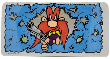 Chroma Graphics 1992 Warner Bros Yosemite Sam Vanity License Plate