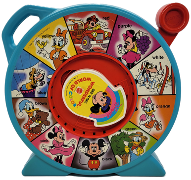 Mattel 1989 See 'N Say Disney Wonderful World of Color