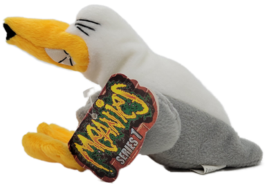 Idea Factory 1997 Meanies Series 1 Peter Gotta Peagull Bean Bag Plush