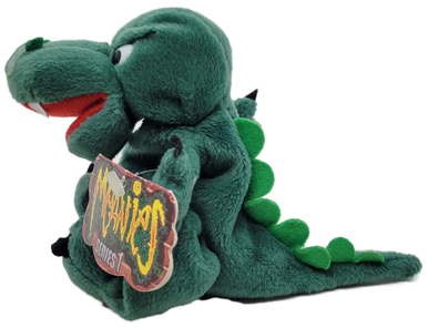 Idea Factory 1997 Meanies Series 1 Boris The Mucasaurus Bean Bag Plush