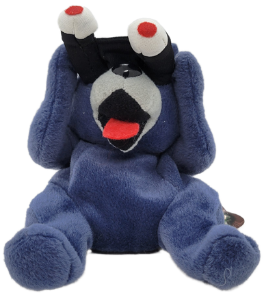 Idea Factory 1998 Meanies Series 2 Peeping Tom Cat Bean Bag Plush