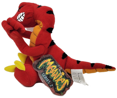 Idea Factory 1998 Meanies Series 2 Velocicrapper Bean Bag Plush