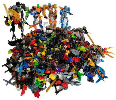 LEGO Bionicle Hero Factory DC Super Heroes 10 lb Lot With 18 Manuals