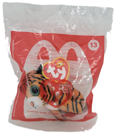 McDonald's Happy Meal Toy 2021 Ty Teenie Beanie Boo's #13 Tiggs The Tiger