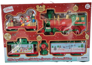 Disney Mickey Mouse Holiday Express Deluxe Edition 49-Piece Train Set
