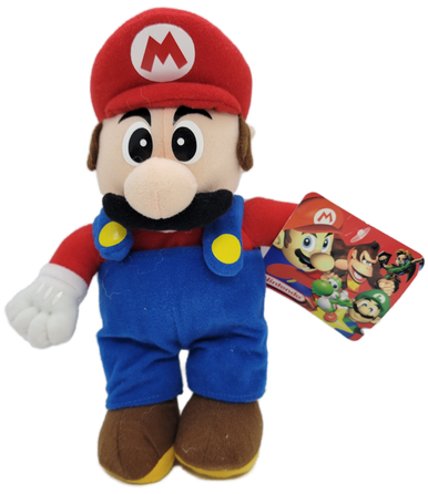 KellyToy 2001 Nintendo Mario Bros Mario 9" Plush Figure