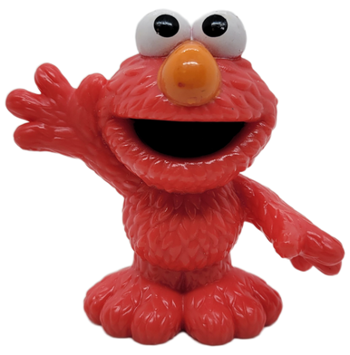 Hasbro 2010 Sesame Street Elmo Waving 2.5" Figure