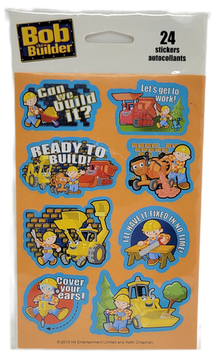 Kid Squad 2010 Bob the Builder Sticker Pack