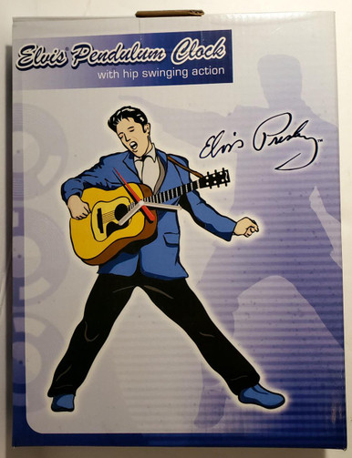 Elvis Presley Pendulum Clock With Hip Swinging Action