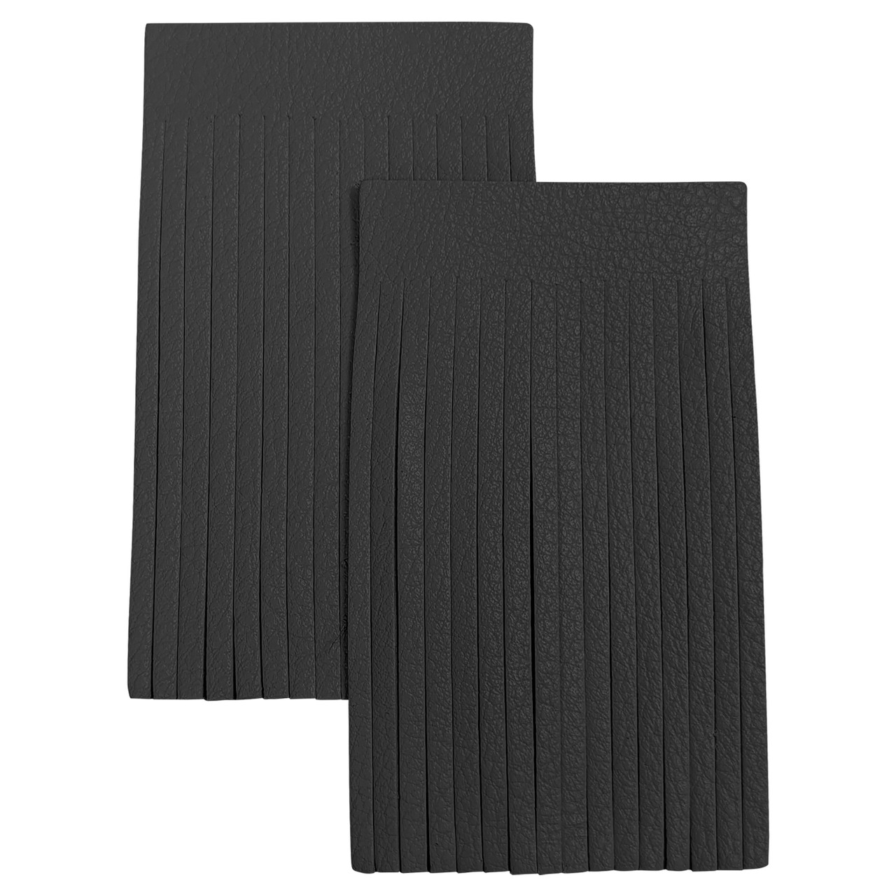 Realeather(R) Crafts Deerskin Fringe 2"X3" 2/Pkg-Black SF0203-1000 ...