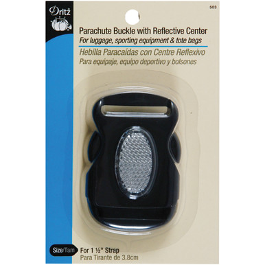 3 Pack - Dritz Parachute Buckle W/Reflective Center For 1-1/2" Strap ...