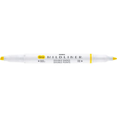 6 Pack - Zebra Midliner Dual-Tip Highlighter-Lemon Yellow - 5A003GCM ...