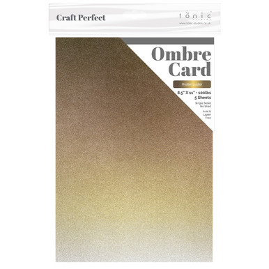 2 Pack Craft Perfect Ombre Glitter Cardstock A4-Oyster Luster OMBREGLT ...