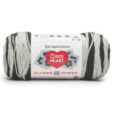 Red Heart All In One Granny Square Yarn-BLACK DAHLIA - 5A002GBS-1GHVC ...