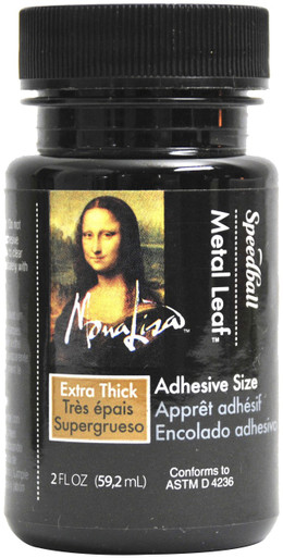 Speedball Mona Lisa Metal Leaf Extra Thick Adhesive-2oz 0010207 ...