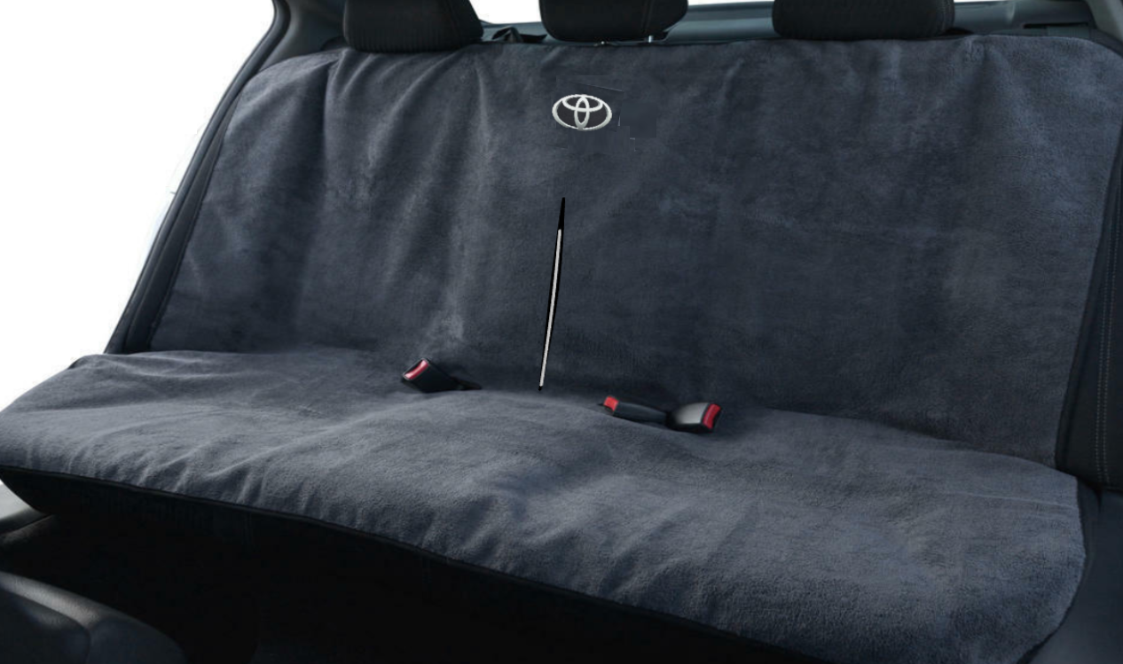 Toyota Rear Car Seat Cover Towel - Black, Tan or Gray