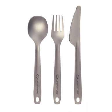 Life Venture Superlight Titanium Cutlery Set | UK | Basecamp Gear