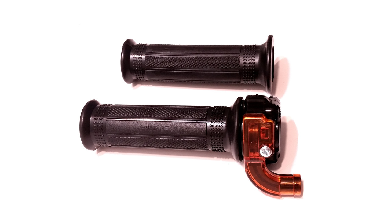 Universal Moped Throttle Assembly w/ Tomos Style Grips -7/8" - Moped ...