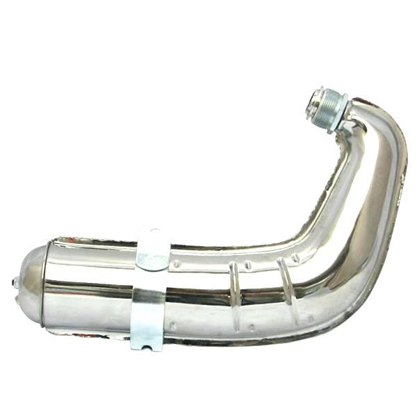Motobecane AV7 Exhaust - Chrome - Moped Division
