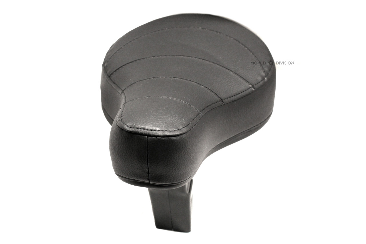 Vespa Piaggio Single Seat Square Post Black With Piaggio Logo