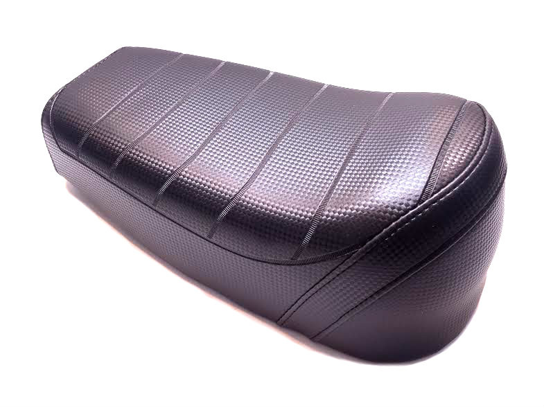 Puch Maxi Sport MKII Style Black Sport Moped Seat - Black - Moped Division