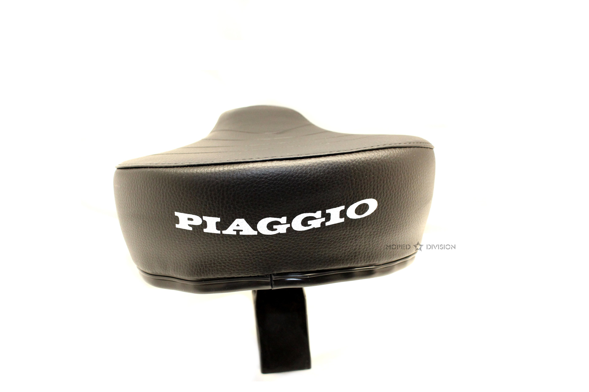 Vespa Piaggio Single Seat Square Post Black With Piaggio Logo