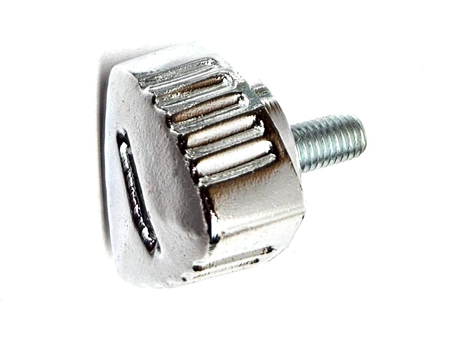 Puch Side Cover / Panel Bolt "Shortest" 13mm -Chrome - Moped Division