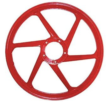 Fast Arrow Sport 1 Puch Mag Wheel - Red - Moped Division
