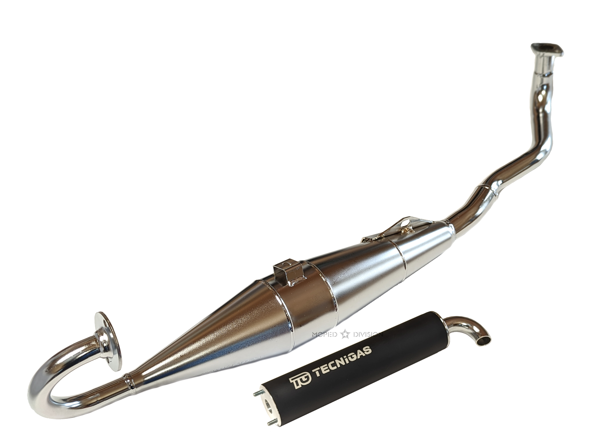Tomos A35 Moped Tecnigas Next R Exhaust, Chrome - Moped Division
