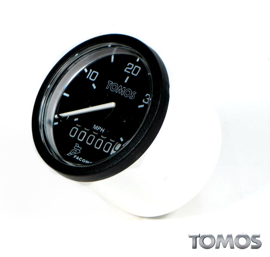 OEM Tomos A35 Speedometer, Black Face Pre 01/03 Models 227496 - Moped ...