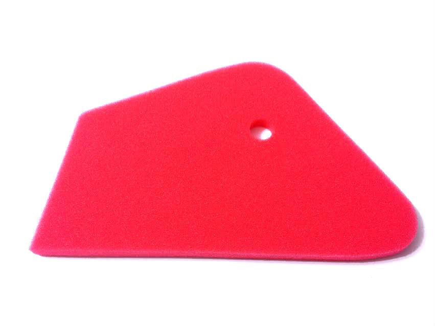 Premium Tomos A35 Foam Air Filter Element Insert - Red - Moped Division