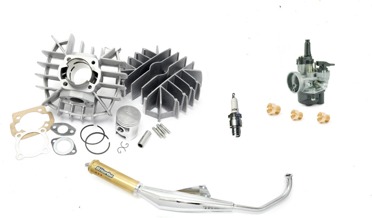 Tomos A55 70cc Airsal Speed Package w/ 17.5 Dellorto PHVA Carburetor ...