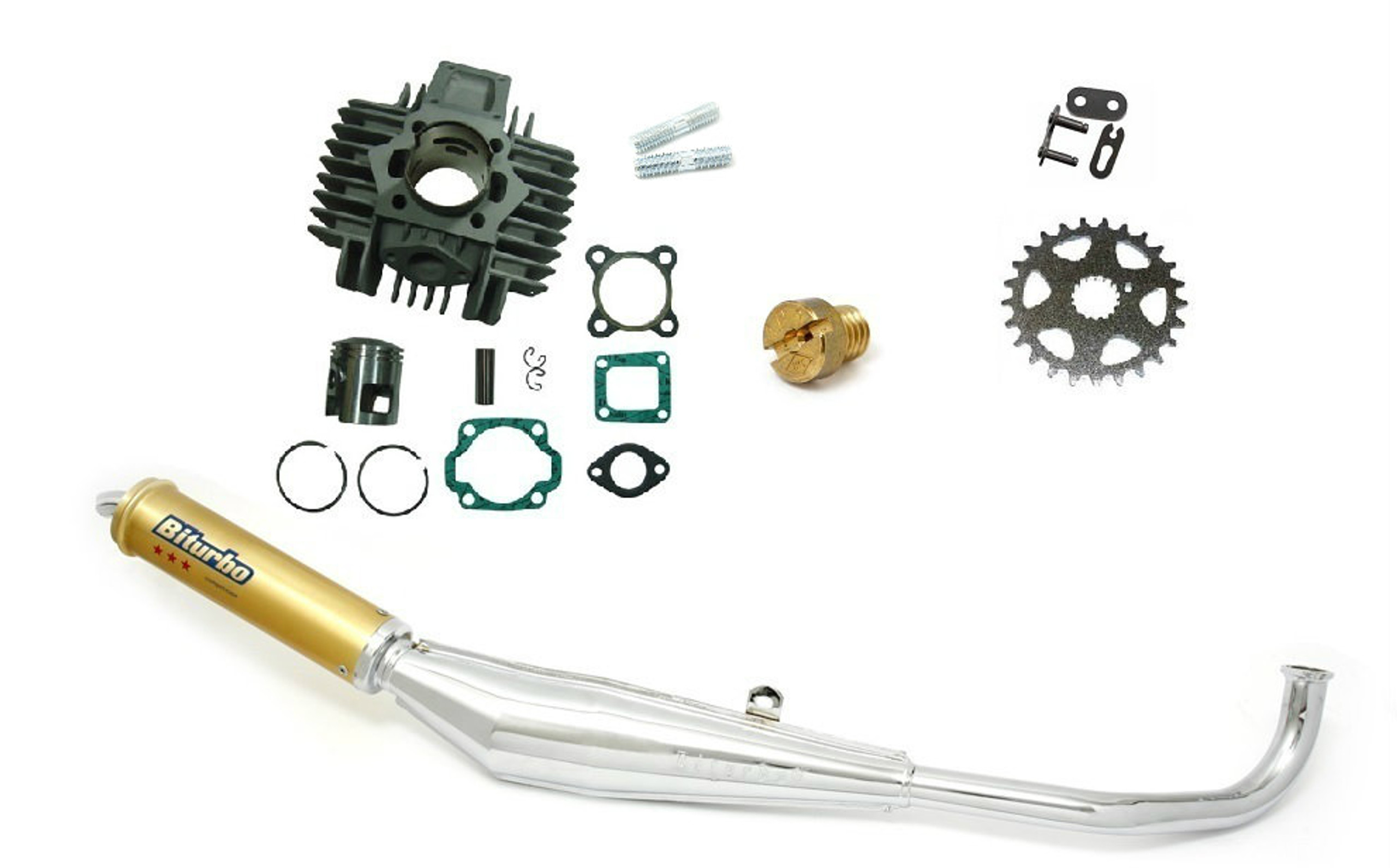 Tomos A35 Performance Package With Biturbo 70cc Cylinder Kit Moped