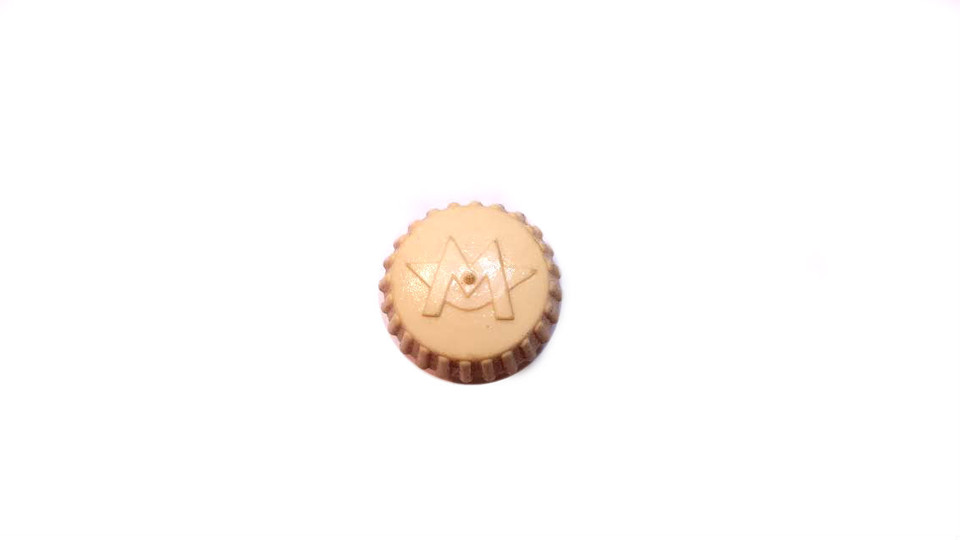 NOS Motobecane Moped Side Cover Panel Nut, Cream - Moped Division