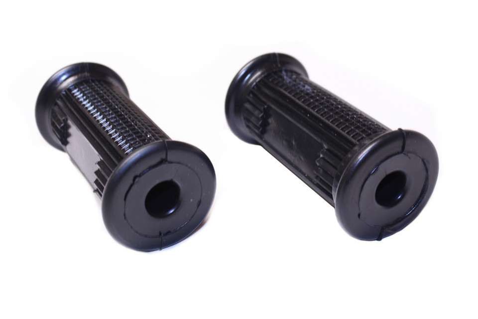 Puch Replacement Rubber Foot Peg Set - Black - Moped Division