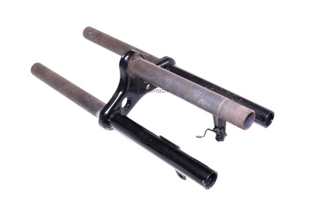 Kinetic Front Forks, Lower triple and tubes, TFR USA - Black - Moped ...