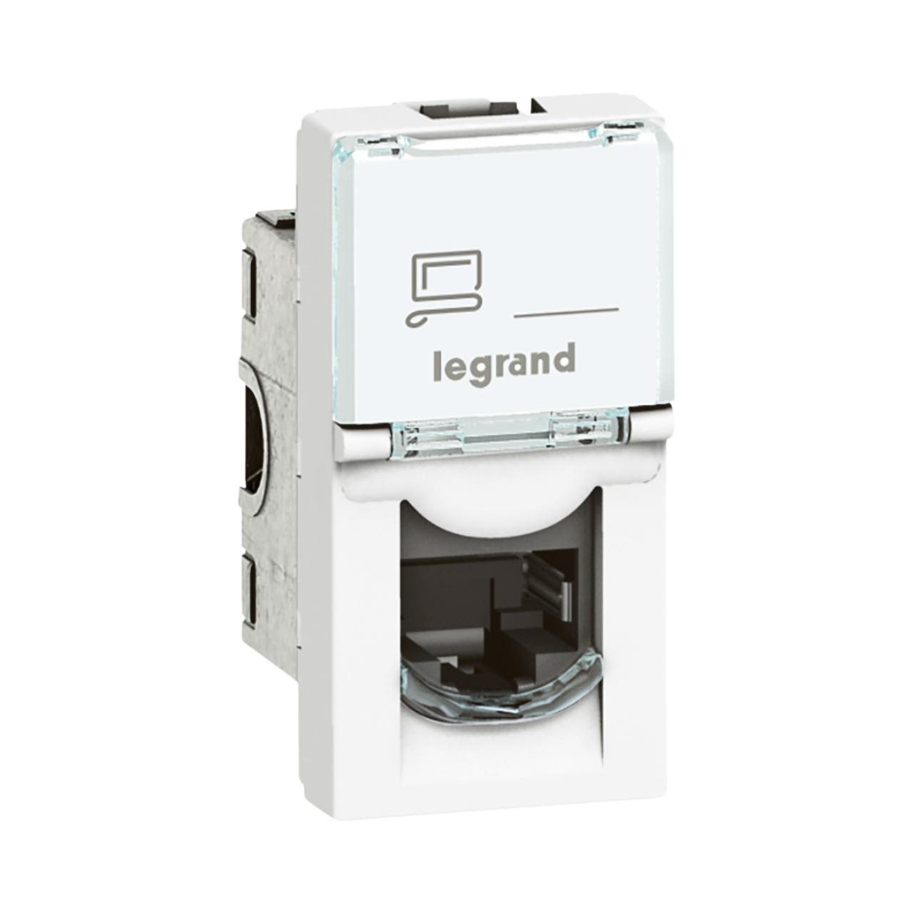 Legrand Arteor RJ45 Socket Category 6 UTP 1 Module white