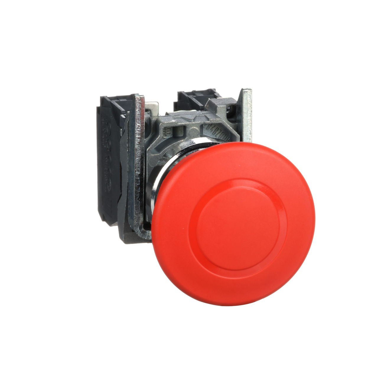 Schneider Electric Emergency stop push button, Harmony XB4, metal, red mushroom, 40mm, 22mm ...