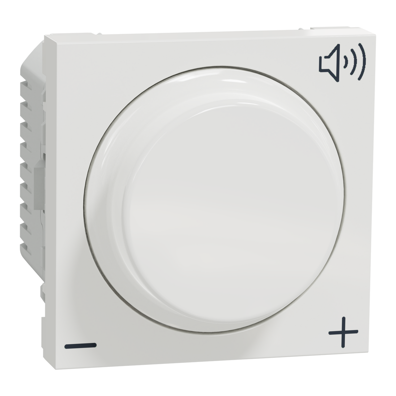 Schneider Electric Volume controller, New Unica, 12V, 2 modules, white