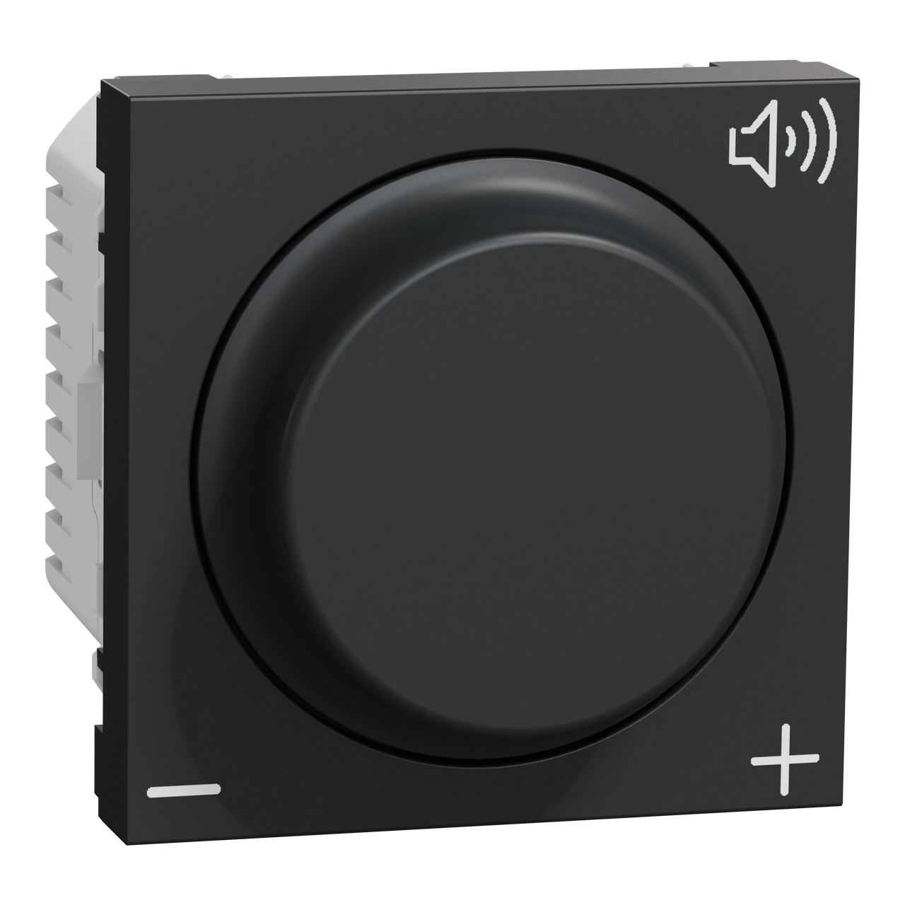 Schneider Electric Volume controller, New Unica, 12V, 2 modules, anthracite