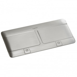 Legrand Floor box with hinged lid - IP66 - 4 modules - stainless steel ...