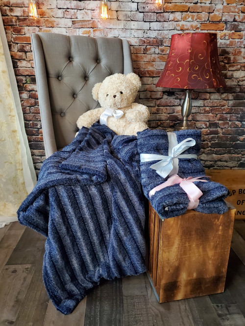 Navy Sable Blanket