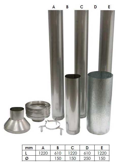 Kent Inbuilt Fire Flue Kit - Mclellans Home & Leisure