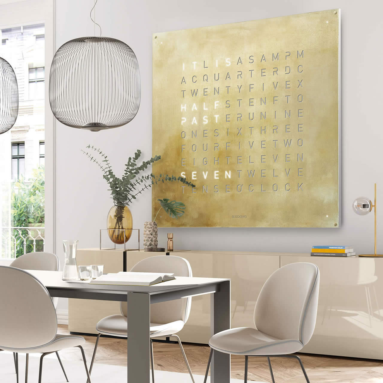 QLOCKTWO EARTH 180 Clock | 70.8" | Prices | USA Retailer