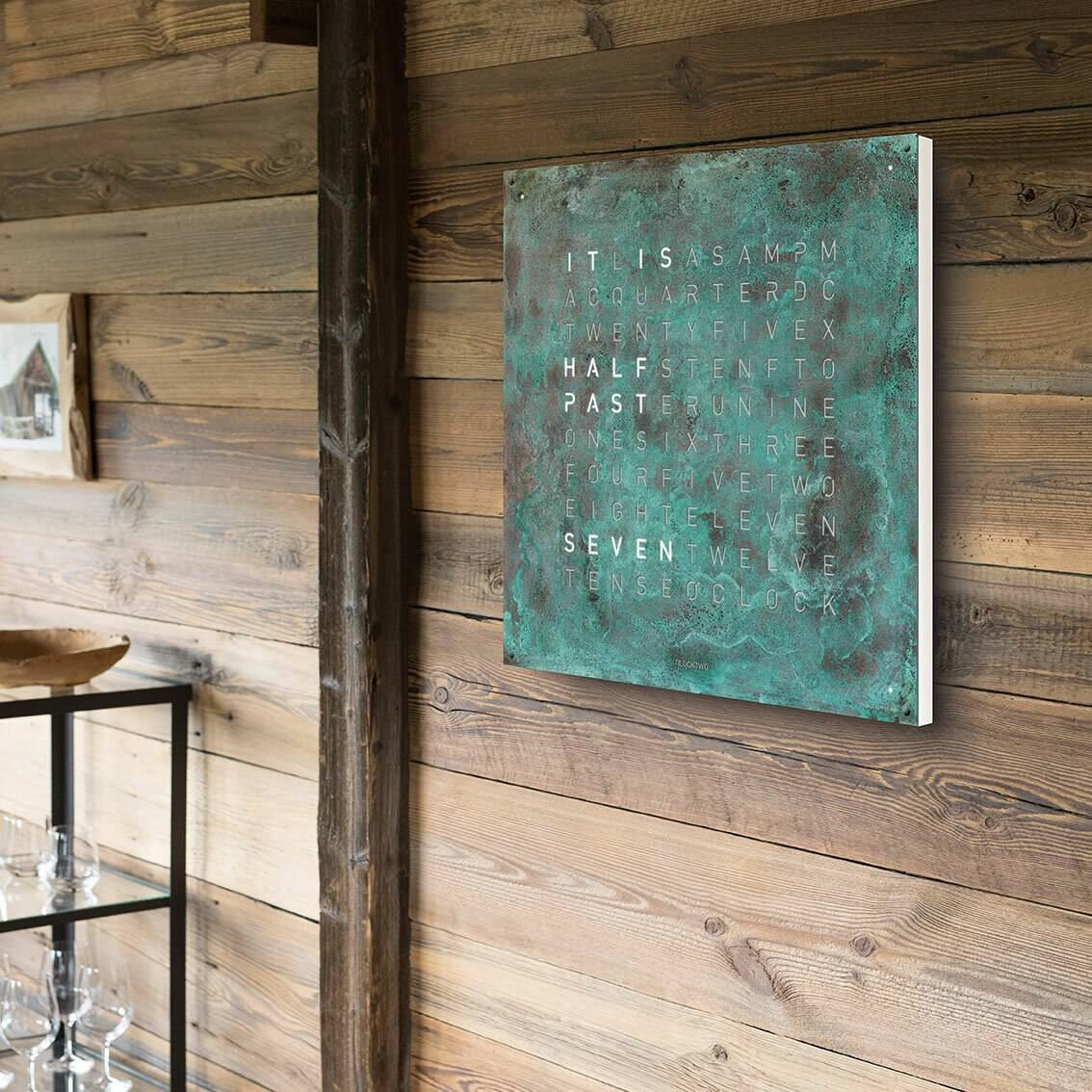 QLOCKTWO EARTH 90 Creator's Editions | Contemporary Large Wall Clock