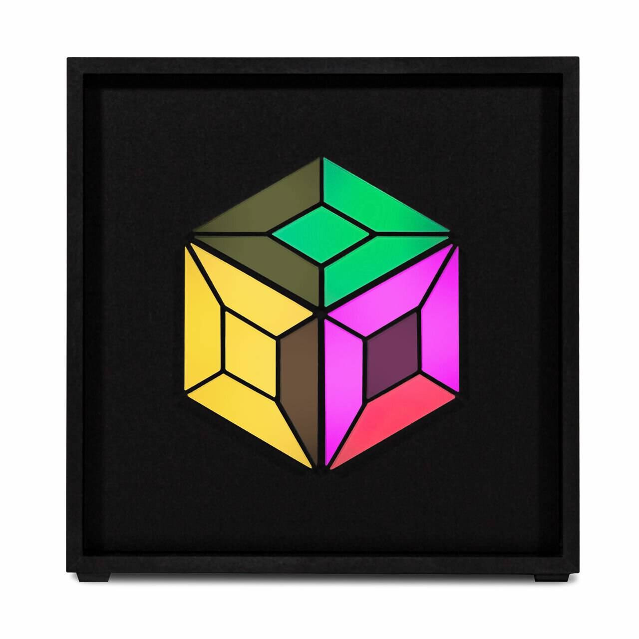 Time Cubed Contemporary LED Desktop Clock | Chronoart Barry Gamble