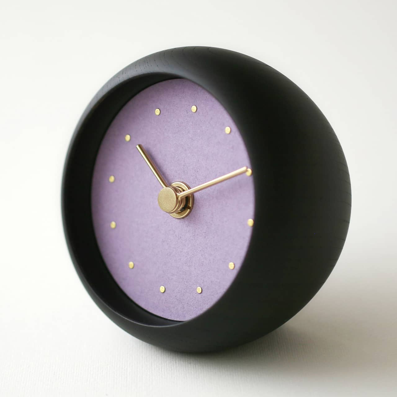 C-Brain Hanamokko Fujimurasaki Table Clock | Wisteria Purple, Sugilite ...