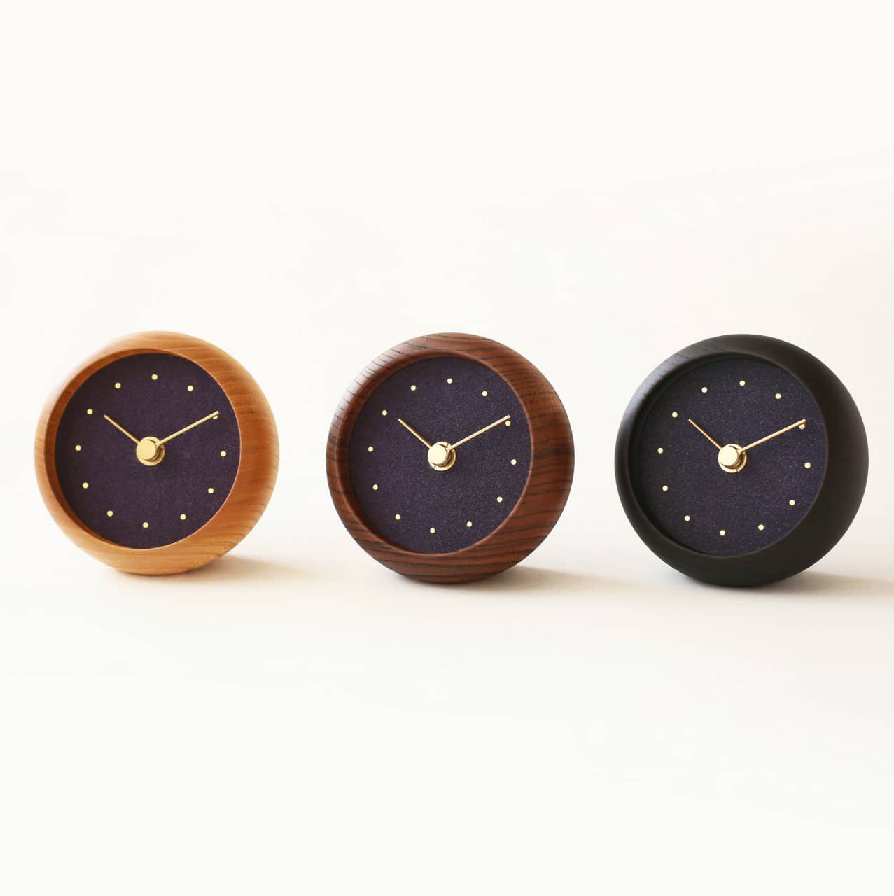 C-Brain Hanamokko Kodaimurasaki (Ancient Purple) Table Clock | Sugulite ...
