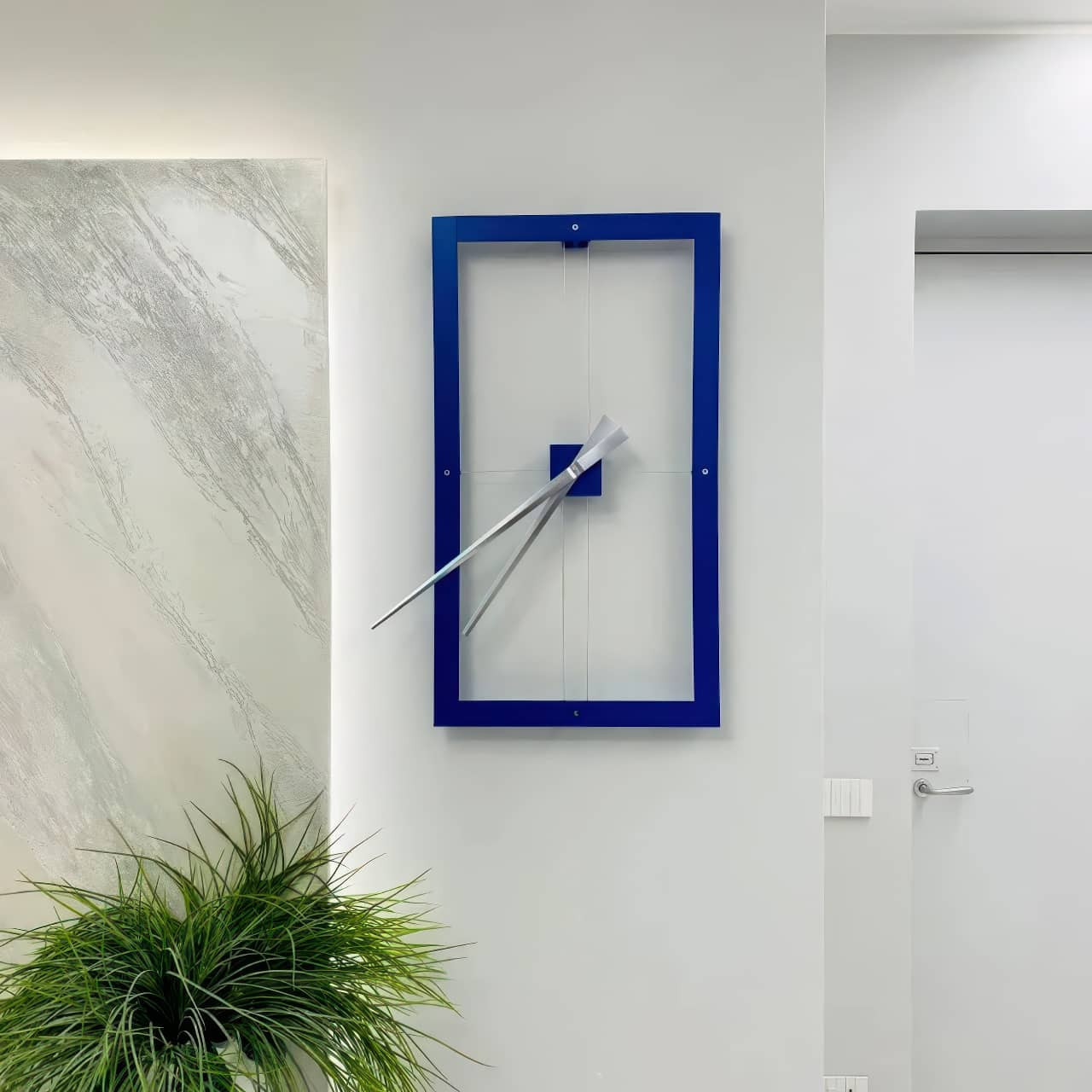 Rettangolo V (Vertical Rectangle) Clock