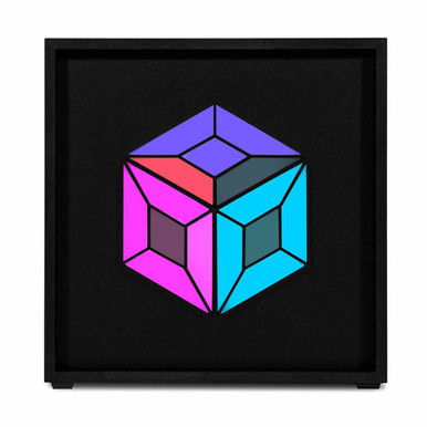 Time Cubed Contemporary LED Desktop Clock | Chronoart Barry Gamble